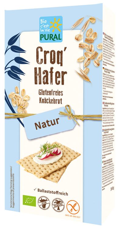 Pural - Croq'Hafer Natur, 160g — Reformhaus.de