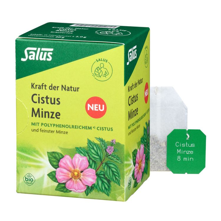 Salus - Kraft der Natur Cistus Minze Kräutertee bio 15 FB, 30g — Reformhaus.de