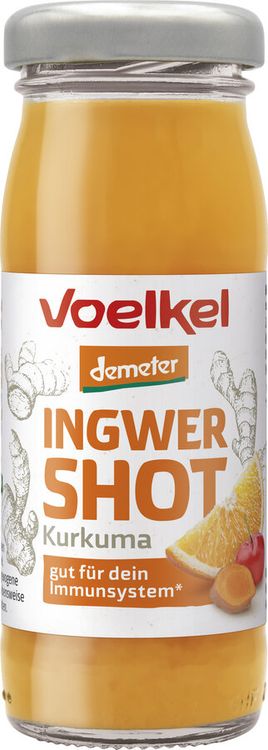 Voelkel - Ingwer Shot Kurkuma, 95ml — Reformhaus.de