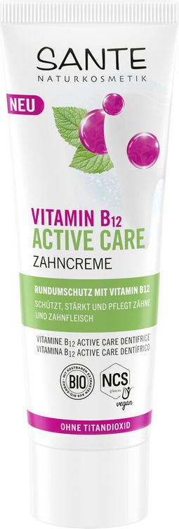 Sante - SANTE Vitamin B12 Active Care Zahncreme, 75ml — Reformhaus.de