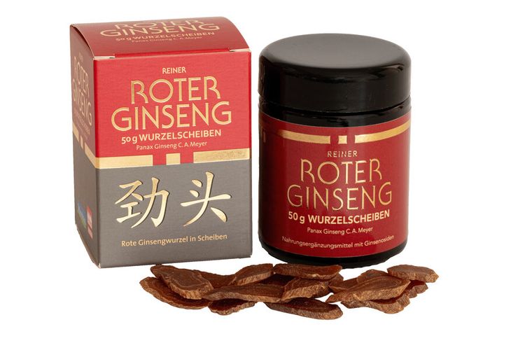 Roter Ginseng von KGV - Roter Ginseng Wurzelscheiben, 50g — Reformhaus.de