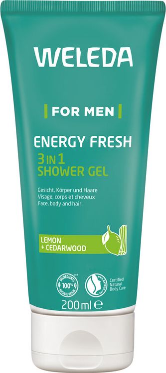 Weleda - For Men Energy Fresh 3in1 Shower Gel 200 ml — Reformhaus.de