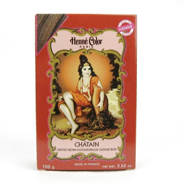 Henné Color Paris - Henna Pulver Kastanienbraun, 100g — Reformhaus.de